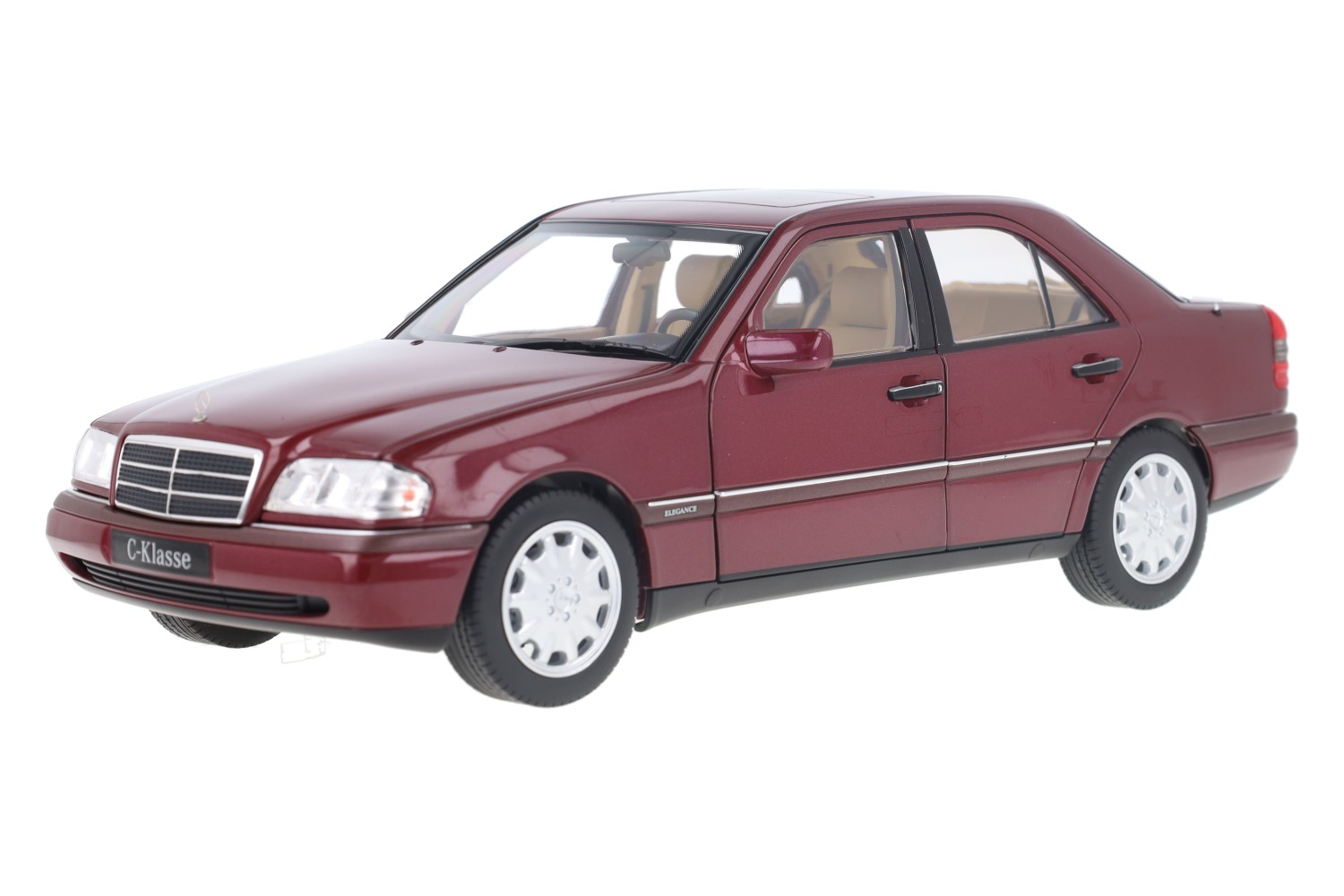 Mercedes-Benz C200 (W202) Almandine Red Metallic | House of Modelcars