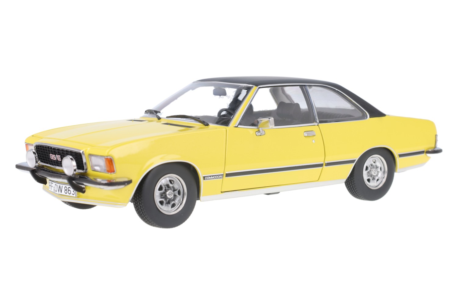 Opel Commodore Coupé GS/E Yellow / Black | House of Modelcars