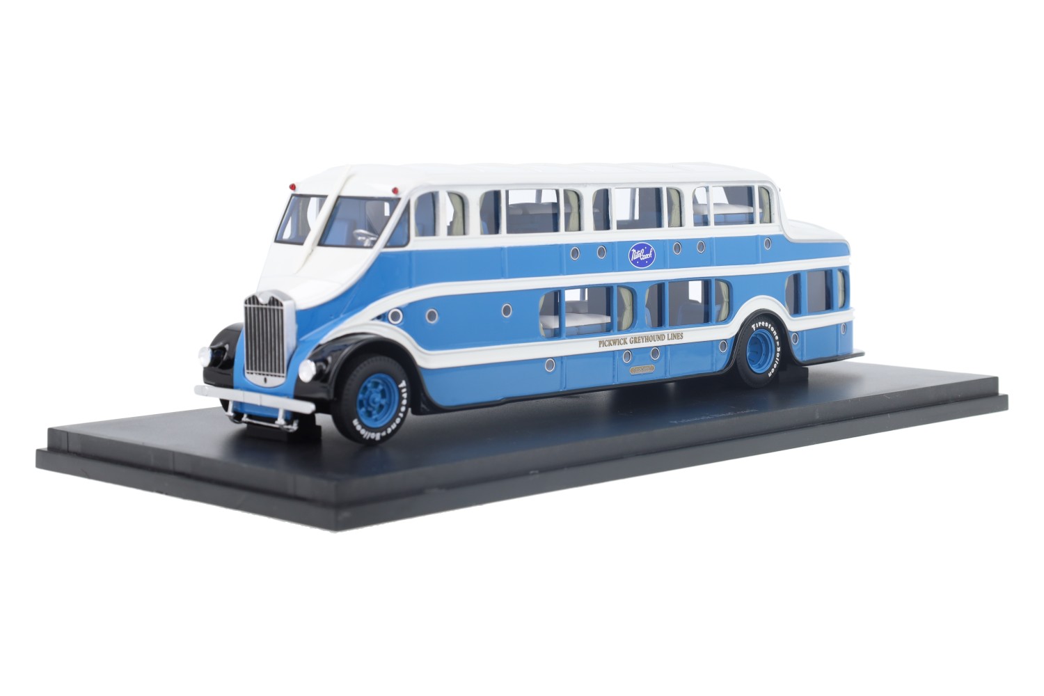 Pickwick Nite Coach Alsakia Blue / White | House of Modelcars