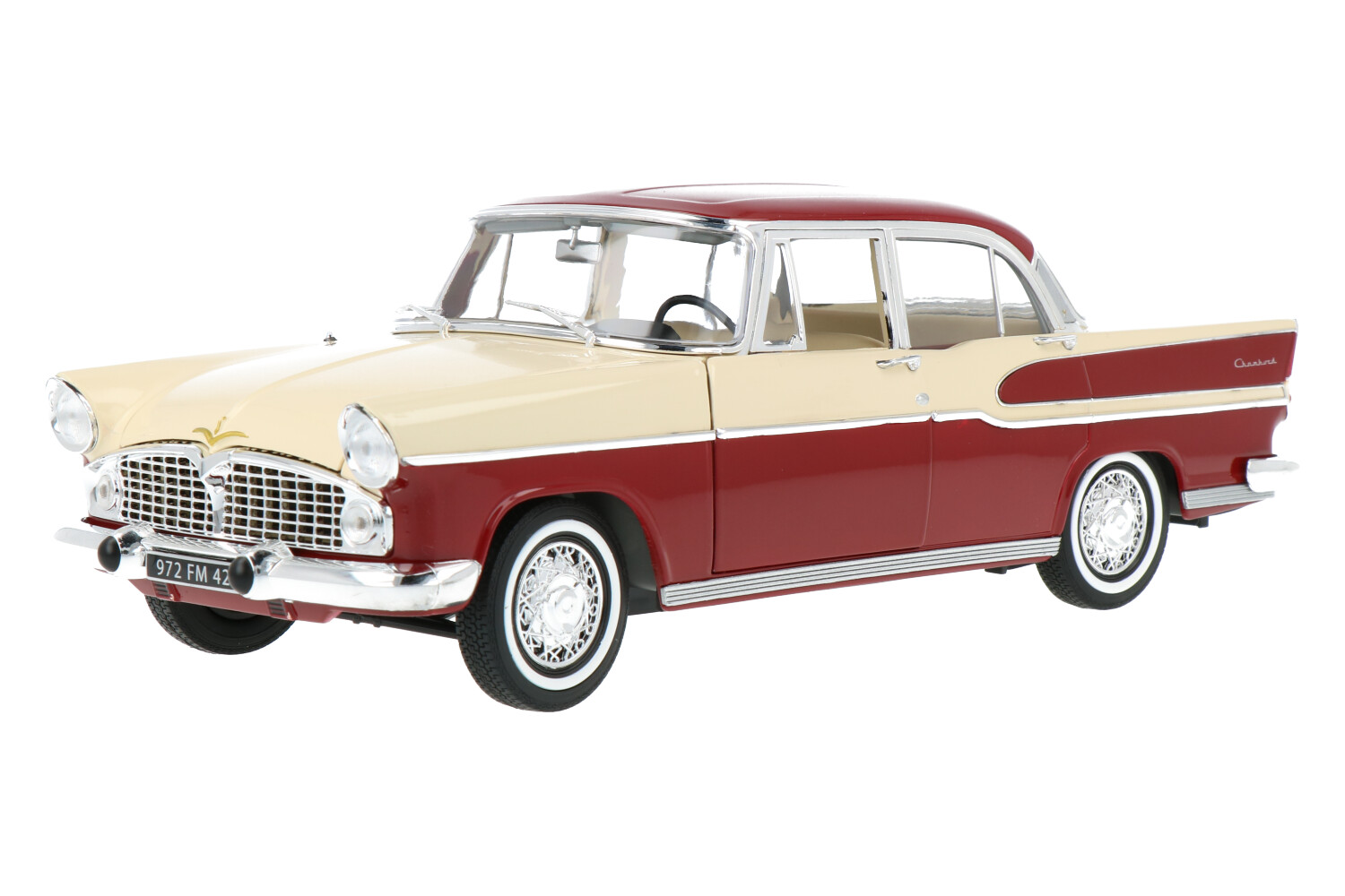 Simca Vedette Chambord met Caravan Hénon | House of Modelcars