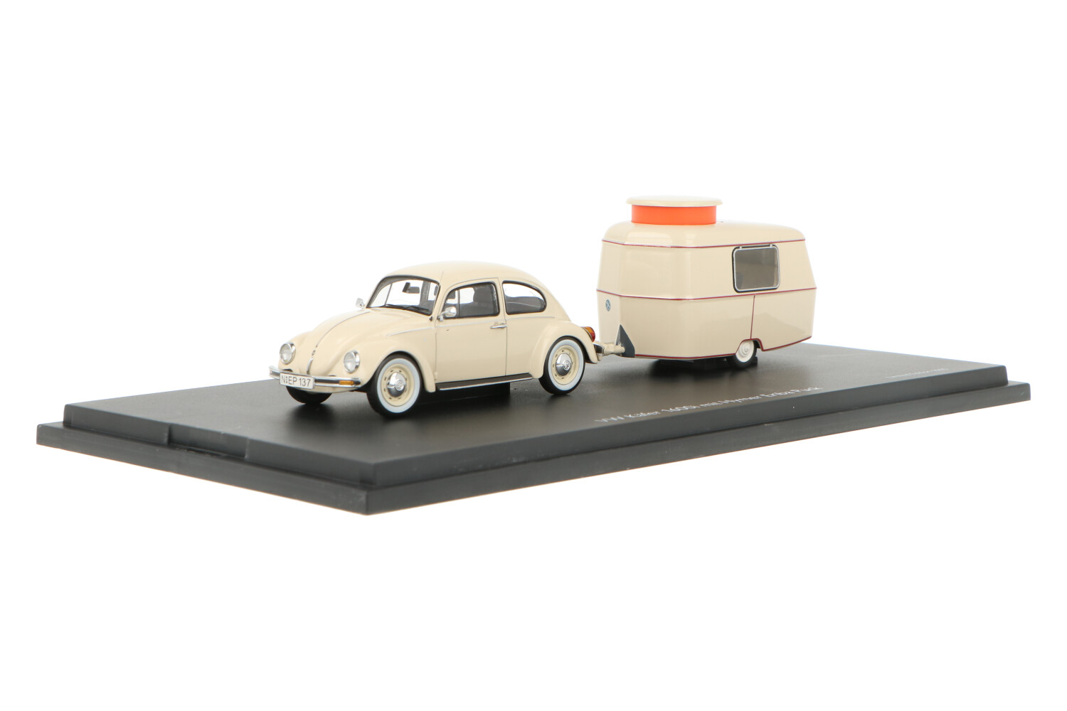 Volkswagen Kever 1600i (UE) + Eriba Puck Caravan | House of Modelcars